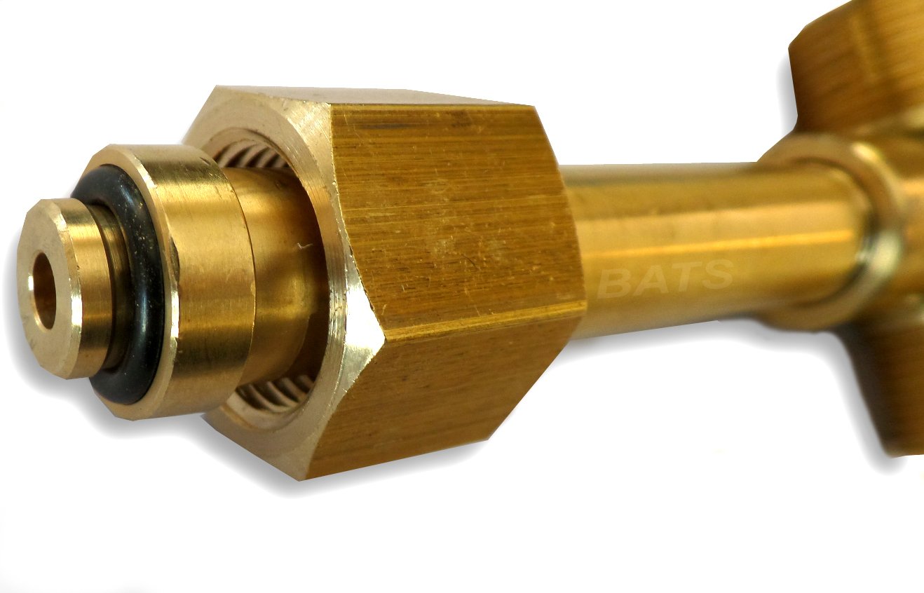 Té doubles sortie pour montage sur bouteilles de gaz neutres