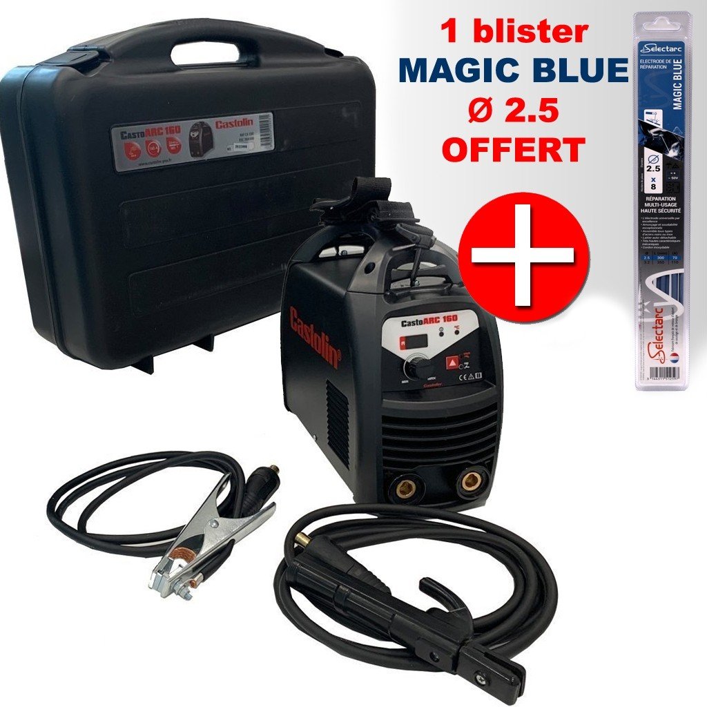 Poste à souder CASTOARC 160 - CASTOLIN - Livré en mallette