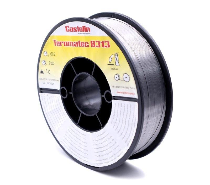 Bobine de fil fourré NO-GAZ D 200 mm - ACIER - D 0,9 (1mm) - 5kg