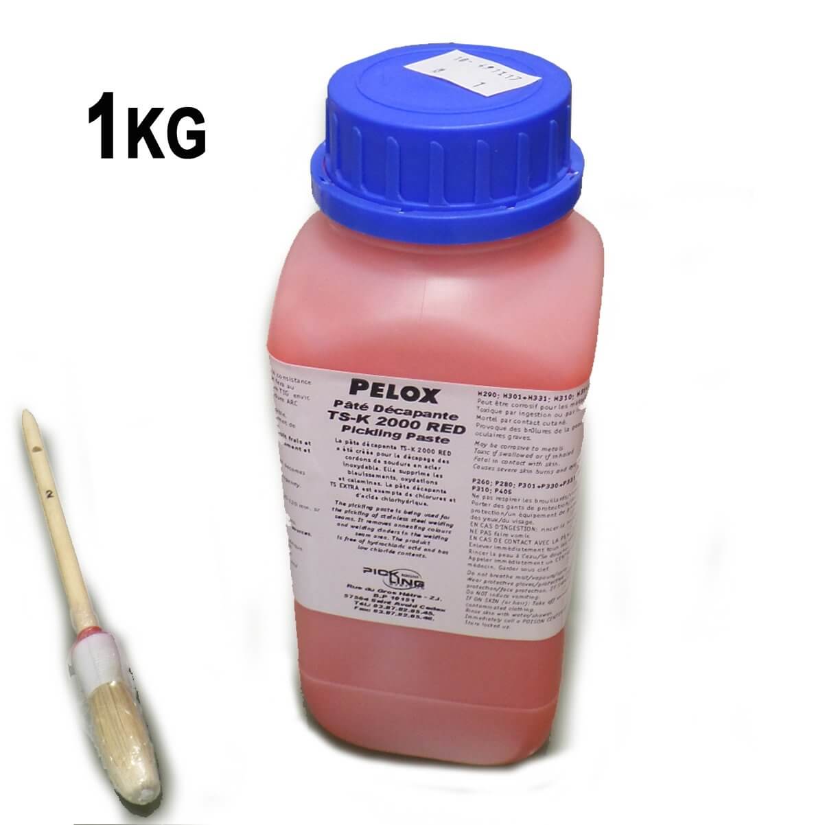 DECAPANT INOX PELOX TS-K 2000 RED - PATE GEL - 1KG